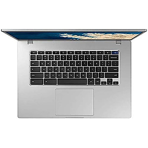 SAMSUNG Chromebook 4+ 15.6 FHD Laptop for Business and Student, Intel Celeron N4000, 4GB RAM, 32GB eMMC Gigabit, Wi-Fi, up to 10.5 Hours Battery Life, Chrome OS w/64GB Micro SD Card, GM Accessories