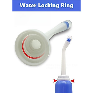 17oz Peri Bottle Handheld Bidet Sprayer for Toilet Portable Travel Bidet Bottle for Postpartum Perineal Care Hemorrhoid Treatment Female Vaginal Sprayer Anal Cleanser Bidet Sprayer Kit with Carry Bag