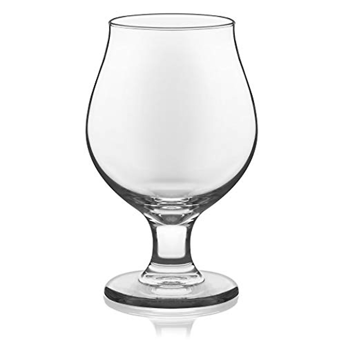 Libbey Craft Brews Classic Belgian Beer Glasses, 16-ounce, Set of 4
