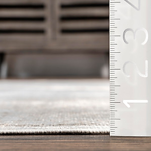 NuLOOM Cantrell Faded Transitional Fringe Area Rug, 10x14, Ivory