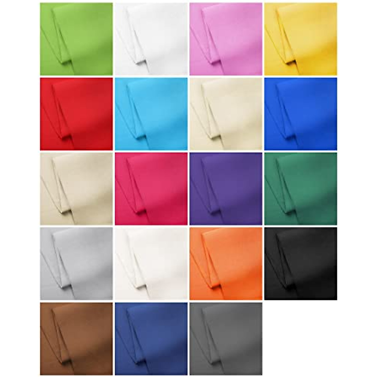 Craftido-19 Options-100% Cotton Fabric by The Yard in Solid Color 44”Wide by 3yd (9 ft) -Medium Weight 5.2 oz-for Quilting, Sewing, Crafts, Binding, Backing and Lining - Black