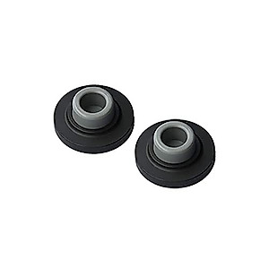 QCAA Heavy Solid Metal Wall Mount Concave Door Stop, Wall Protector, 2-1/2" Diameter, ORB Oil Rubbed Bronze, 2 Pack, Made in Taiwan