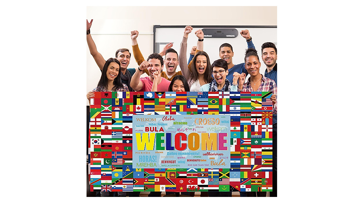 World Flags Backdrop for International Events & Parties
