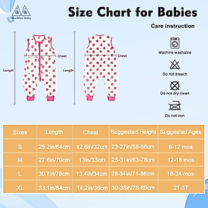 MOEMOE BABY Toddler Sleeping Sack Fleece Sleep Sack with Feet 1.0 Tog Sleep Sack with Legs Sleeveless Wearable Blanket Baby