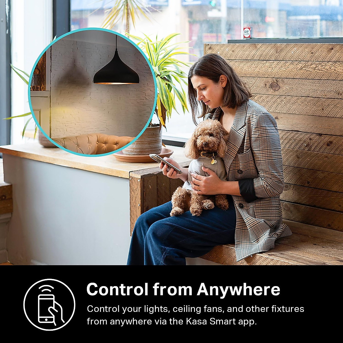 Kasa Smart Dimmer Switch HS220, Single Pole, Needs Neutral Wire, 2.4GHz Wi-Fi Light Switch Works with Alexa and Google Home, UL Certified, No Hub Required