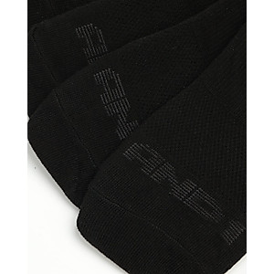 AND1 Men's Socks - Lightweight Performance No Show Liner Socks (24 Pack), Size 6-12.5, Black