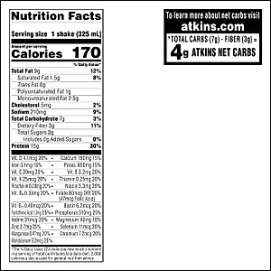 Atkins Chocolate Banana Protein Shake, 15g Protein, Low Glycemic, 4g Net Carb, 2g Sugar, Keto Friendly, 12 Count