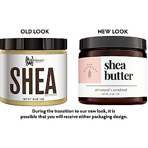 Raw Apothecary All-Natural Ivory Shea Butter (16 ounces)