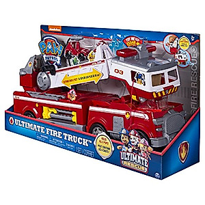 PAW Patrol Ultimate Rescue Fire Truck with Extendable 2 ft. Tall Ladder, for Ages 3 and Up