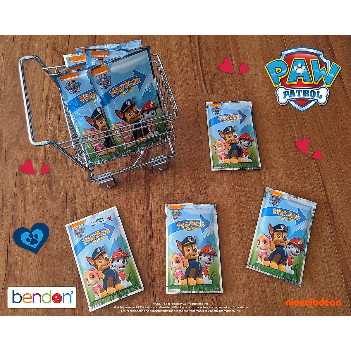 Bendon Paw Patrol 10 Mini Play Packs, 36 months to 144 months