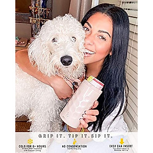 Hooch|Hog Slim Can Cooler Stainless Steel for 12 oz. Skinny Cans | 3x Insulated Beer Can Holder for Michelob Ultra, White Claw, Truly & Redbull (Florida Keys)