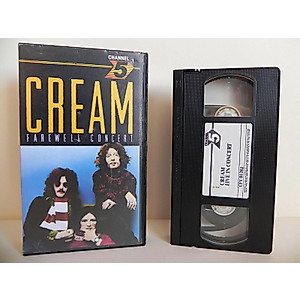 Cream Farewell Concert 1968 Royal Albert Hall (VHS) [VHS Tape]
