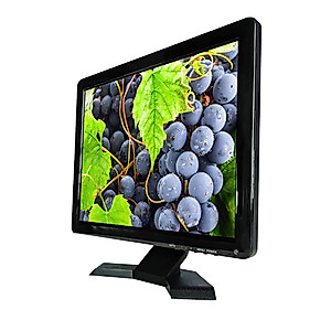 iChawk 15'' inch PC Monitor 1024x768 4:3 Single VGA Port Plastic Outer Housing VESA 75x75mm Wall-mounted Base Desktop POS Ordering Machine LCD Screen Display For Industrial Medical Equipment W150PN-27