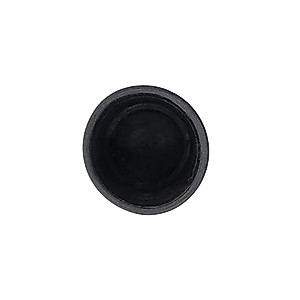 Shepherd Hardware 8758E Leg Tips 1/2-Inch Inside Diameter Rubber Chair Leg Caps, Black, 24 Count (Pack of 1)