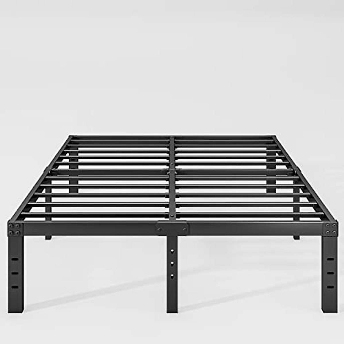 Sementa King-Bed-Frames 16 Inch High Heavy Duty-Platform-Mattress-Foundation - No Box Spring Needed,Storage Underneath,Easy Assembly,Noise Free,Black