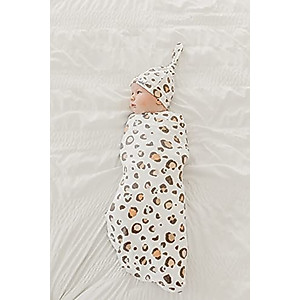 Copper Pearl Large Premium Knit Baby Swaddle Receiving Blanket Millie