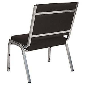 Flash Furniture Bariatric Chairs, 1 Pack, Black Fabric
