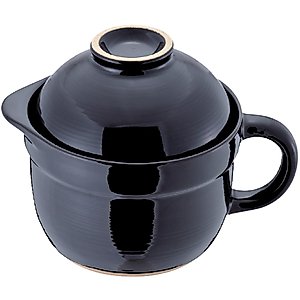 Ishigaki Sangyo 4361 Ishigaki Gas & Microwave Compatible Rice Pot, Double Lid, 1 Mug Type