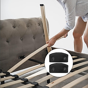 Angoily Bed Slat Holders Replacement 20pcs Plastic Bed Slat End Centre Caps Connector Furniture Accessories for Holding Securing Wooden Slats Bed Base