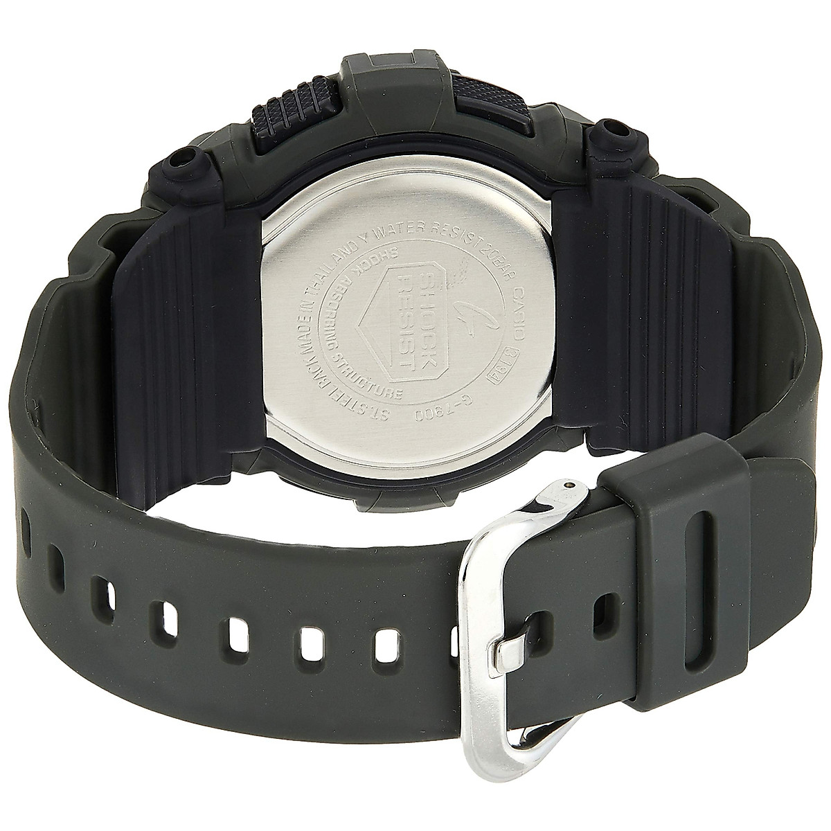 Casio Men's G-7900-3DR G-Shock Green Resin Digital Dial Watch