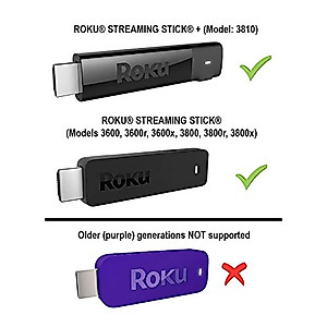 OEM Replacement RC-AL2 for Roku Stick Remote Control RCAL2 Roku Remote - RF with VOICE - Works with Roku Streaming Stick Remote HDMI Version for Roku Streaming Stick (HDMI Version)