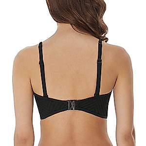 Freya Urban Convertible Concealed Underwire Bralette Bikini Top (6961),34DD,Night
