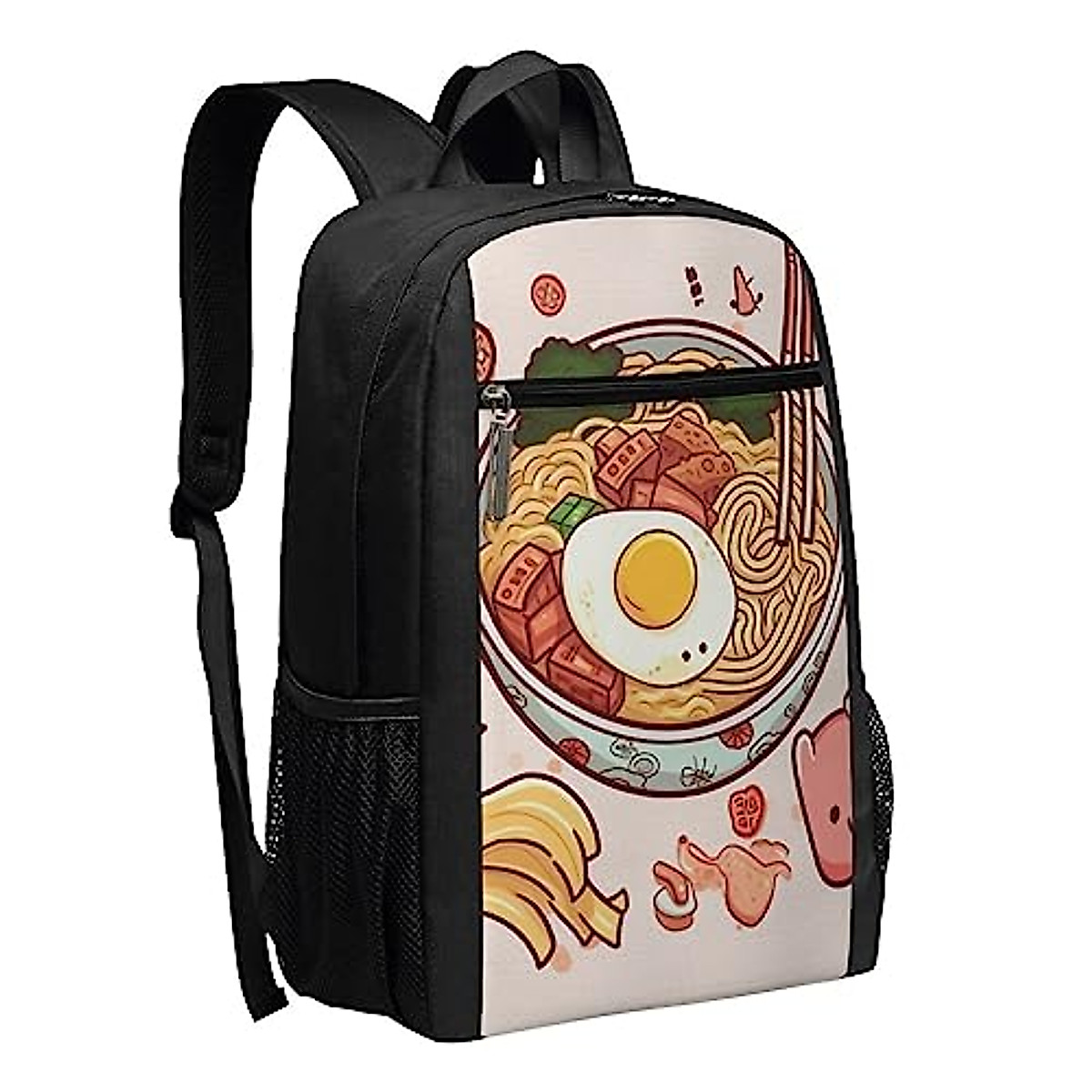 BAFAFA Delicious Sweet Ramen Printed Laptop Backpacks Anti Theft Travel Backpack Computer Bag Business Daypack