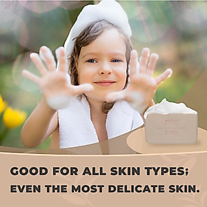 One With Nature Dead Sea Mineral Shea Butter Soap 7oz 3Pack with Argan Oil - Dead Sea Salt Contains Magnesium, Sulfur & 21 Essential Minerals for All Skin Types, Eczema, Psoriasis, Acne, 100% Natural