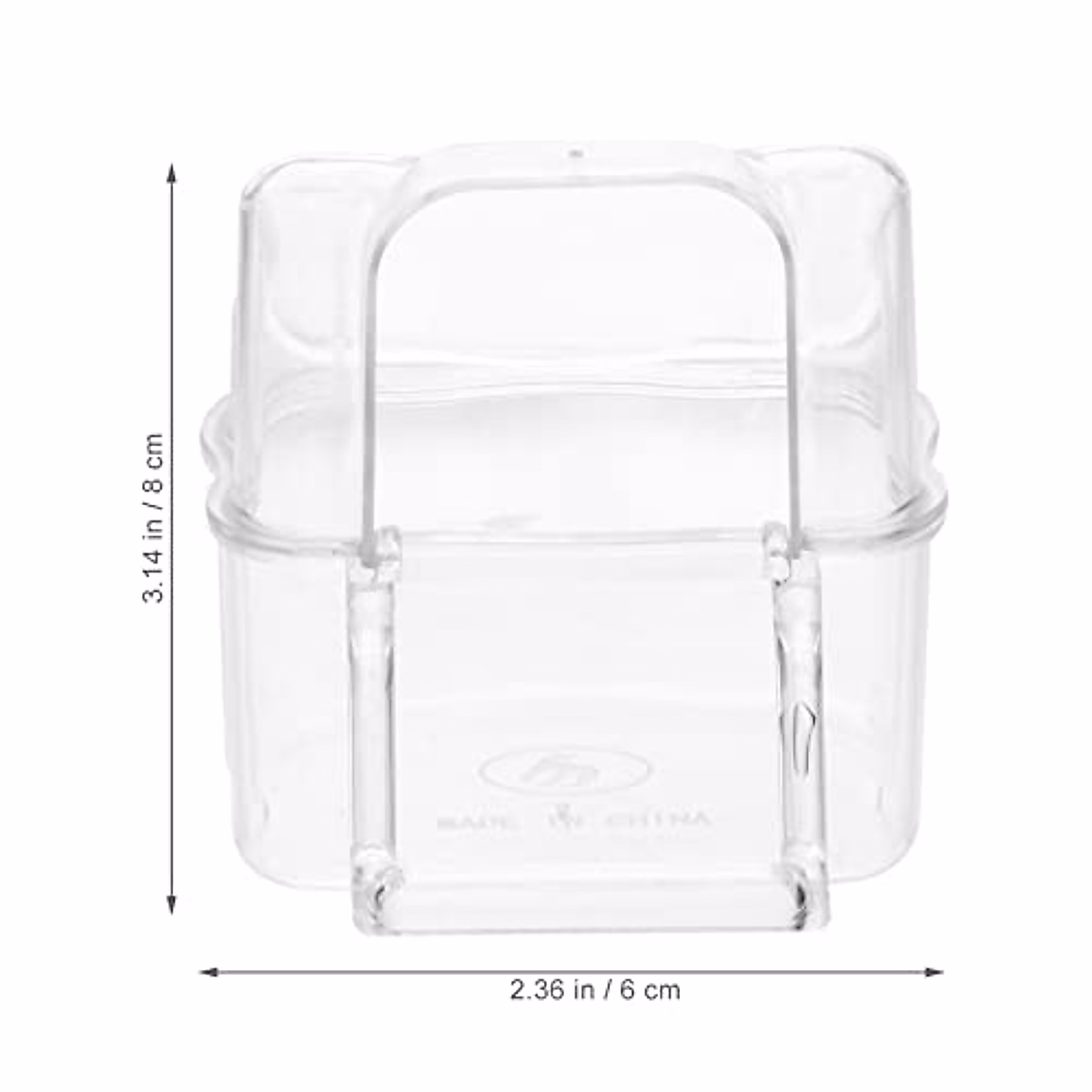 TEHAUX Parrot Automatic Feeder, 3pcs Acrylic Bird Food Bowl Anti-Splashing Bird Cage Feeder Hanging Clear No Messes Bird Feeder for Cage