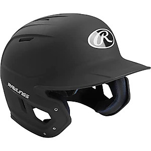 Rawlings | MACH Batting Helmet | Matte Black | Senior 6 7/8" - 7 5/8"