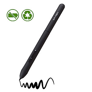 XPPen PN01 Battery-Free Stylus 8192 levels of Pen Pressure Sensitivity Compatible with XPPen Star03 Star06 StarG430S StarG640 M708 Graphic Drawing Tablet (Black)