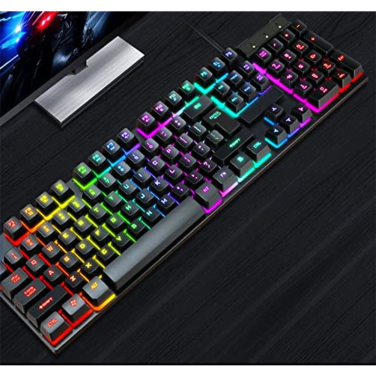 Tronic Mechanical Gaming Keyboard, RGB Keyboard and Mouse, LED Mouse and Keyboard Gaming, RGB Backlit Full Anti-ghosting Keys for Computer/PC/Laptop/MAC