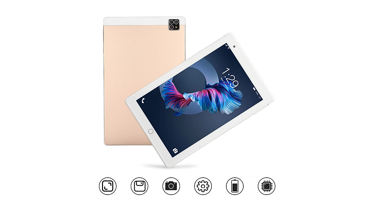 8 Inch Tablet with 4GB RAM & 64GB Storage | Dual Camera & Dual SIM