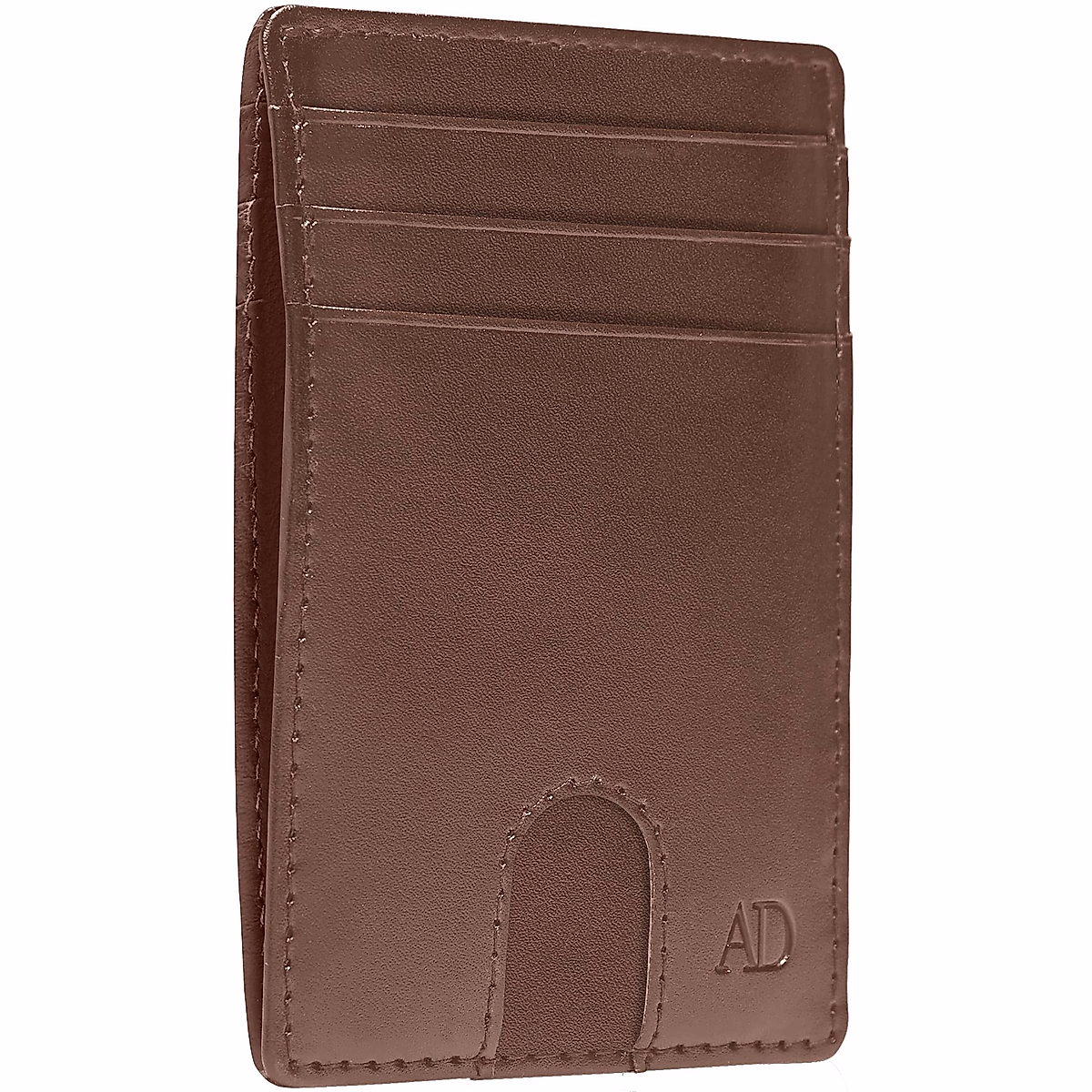 Access Denied Vegan Leather Slim Minimalist Wallets For Men - Cruelty Free Non Leather Front Pocket Thin Mens Wallet RFID Credit Card Holder Gifts For Him