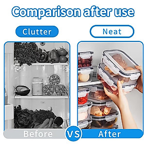 Aero Zen Fruit Storage Containers for Fridge with Removable Strainer,Vegetable Salad Crisper,BPA-Free Refrigerator Organiser,Not Dishwasher Safe,Keep Berry Fruit Vegetable Food Meat Fresh Longer