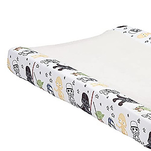 Lambs & Ivy Star Wars Classic Changing Pad Cover - Yoda/Darth Vader/R2-D2/C-3PO