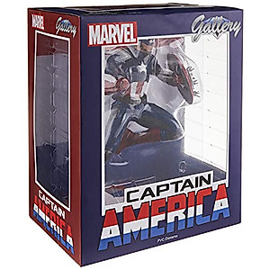 DIAMOND SELECT TOYS Marvel Gallery: Marvel Now! Captain America PVC Vinyl Figure 9 inches