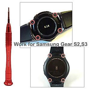 Nintendo Switch Triwing Screwdriver, EMiEN 1.5mm Y00 Tri-point Tri wing Screwdriver for Nintendo Switch Joy-Con Controller Repair,Samsung Gear S2 S3 Smartwatch Repair