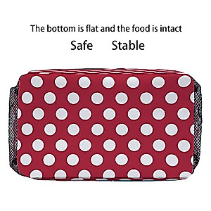 ZLCMMF Portable Lunch Bag Cartoon Reusable Lunch Box Insulated Tote Bag for Women Men Work Travel Picnic