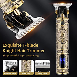 Karrte Men’s Grooming Kit Professional Hair Clippers and Shaver for Men,Electric Razor and Nose Trimmer Set,Gifts for Men