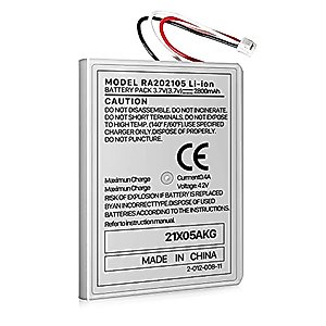 PS5 Controller Battery, [2800mAh] High Capacity Replacement New 0 Cycle Li-ion Battery for Sony Playstation 5 Dualsense Controller CFI-ZCT1 W B U Replace PS5 LIP1708 Battery Pack with Tool Kit
