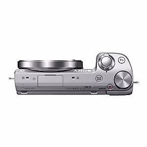Sony NEX-5TL/S Mirrorless Digital Camera with 16-50mm Power Zoom Lens (Silver)