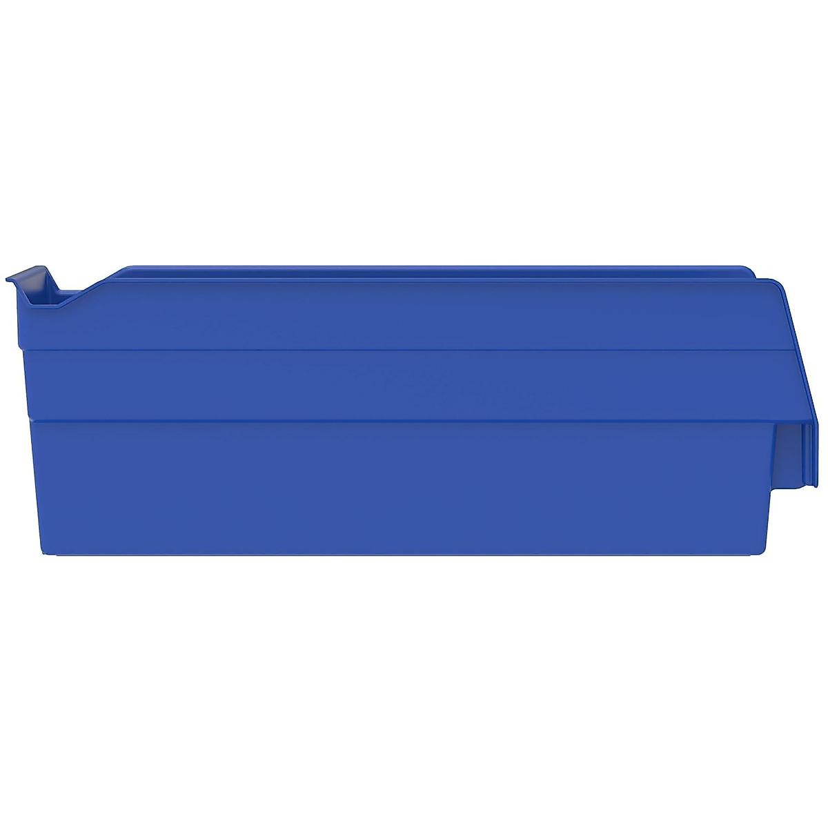 Akro-Mils 30120 Plastic Nesting Shelf Bin Box, (12-Inch x 4-Inch x 4-Inch), Blue, (24-Pack)