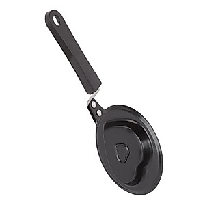 plplaaoo Mini Egg Pan,Egg Frying Pan, Non Stick Egg Cooker Pan,Nonstick Egg Frying Pan Innovative Korean Breakfast Pot DIY Mini Breakfast Omelette Pan Mold(heart-shaped)