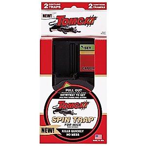 Tomcat Spin Trap for Mice, 2-Pack (Mouse Trap)