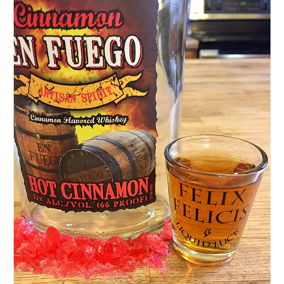 GO FROZEN Felix Felicis Shot Glass-Liquid Luck-Inspired by Harry Potter Barware Gifts for Adults