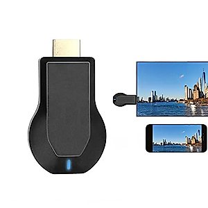Wireless WiFi Display Dongle, 1080P HDMI Adapter for Mobile Screen Mirroring Device to TV Projector Receiver, Business Education Office Supplies, Support Android iOS Windows
