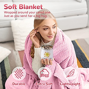 Get Well Soon Gifts for Women, 12Pcs Care Package Feel Better Basket After Surgery, Thinking of You Gift Basket for Best Friend, Birthday Gifts Box with Inspirational Blanket Candle for Women