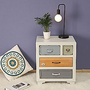 SJYDQ Bedroom Furniture Head Lacquer Nightstand Home Furniture Storage Cabinet Cabinet