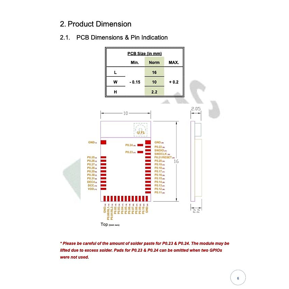 MDBT42Q-U512KV2 Nordic nRF52832 Solution u.FL Connector 32 GPIO Bluetooth Module BT5.2 FCC IC CE Telec KC SRRC (1pc Pak)